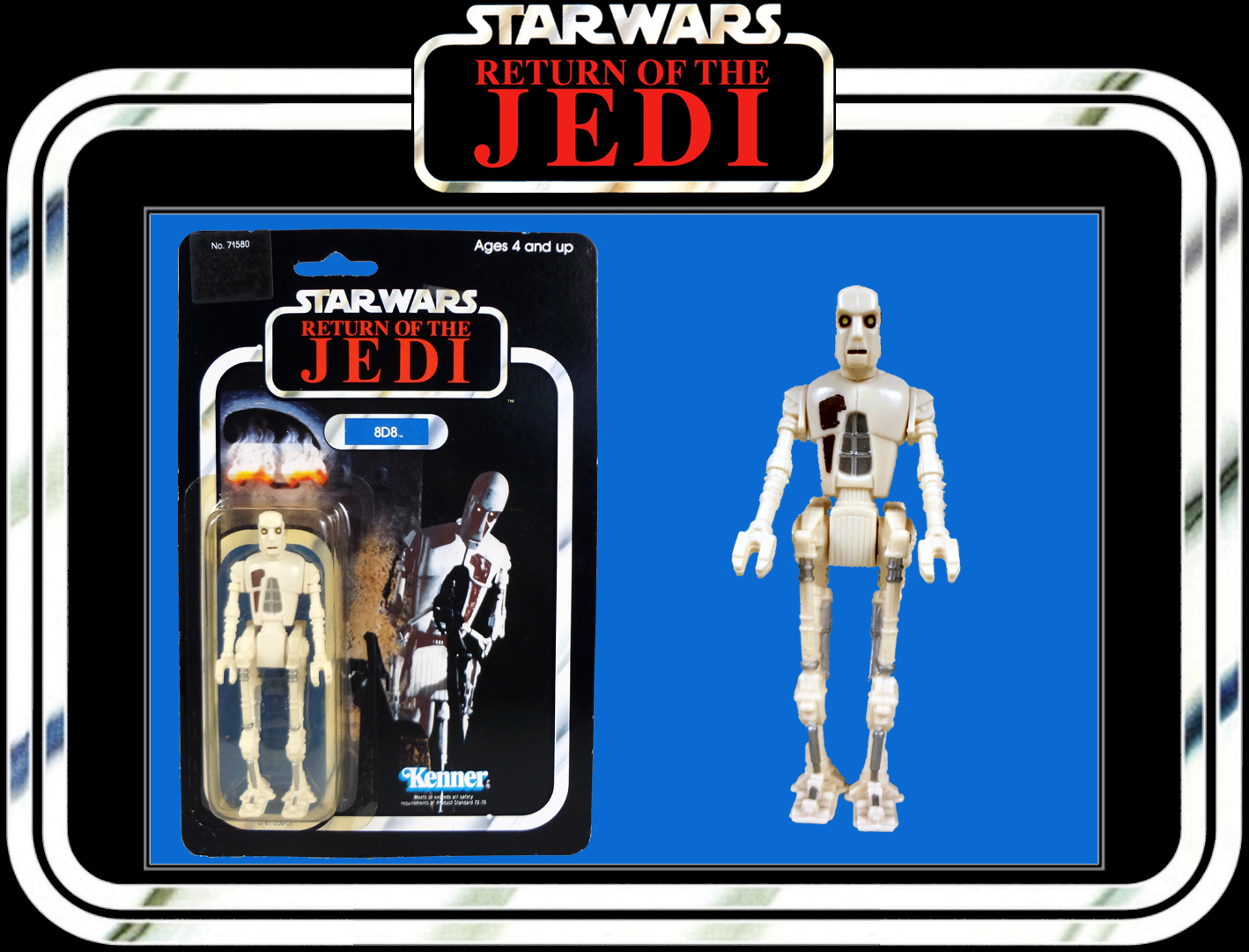 Kenner The Return of the Jedi 1984 Action Figures - 8d8 ...