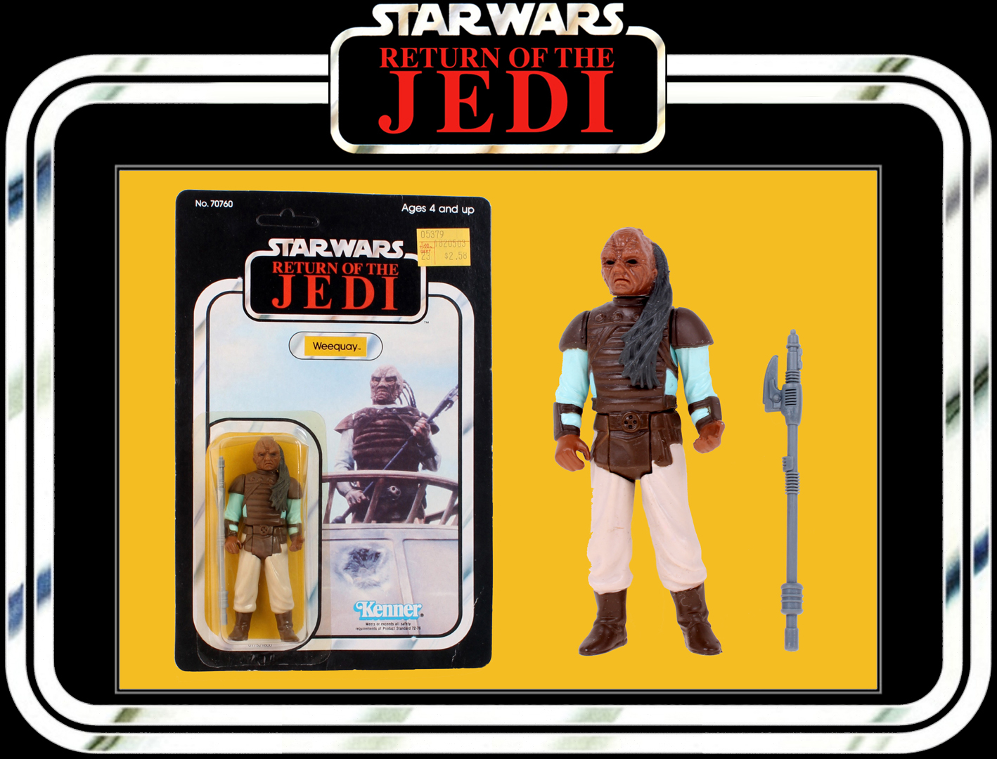 Kenner The Return of the Jedi 1983 - Weequay - mrvintagestarwars.com ...